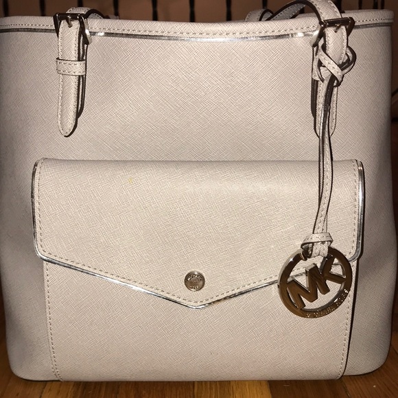 Michael Kors | Bags | Grey Mk Handbag | Poshmark